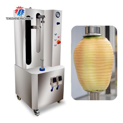 중국 1.0KW 90KG 작은 자동 호박 파파야 파인애플 멜론의 일종 경찰관 상업적 과일 탈피기 장비 판매용