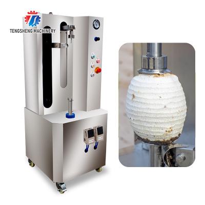 중국 1.0KW 90KG 작은 자동 참외와 과일 탈피기 파인애플 멜론의 일종 파인애플 경찰관 상업적인 장비 판매용