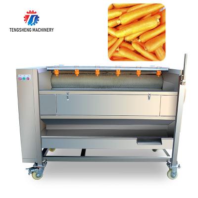 중국 크리닝 장치 편자 모양 크리닝 장치 감자 세정 박리장비를 박리시키는 브러시 롤러 판매용