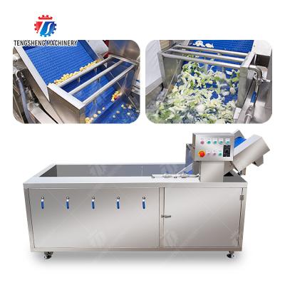 China Vegetables bubble washing machine Wash Washer Washing Cleaning processing production Fruit Orange Vegetable Leaves Vegetables Herbs for sale