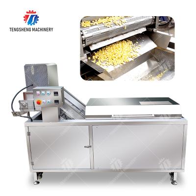 China soybeans CORN Blanching machine sward beans  soybeans  green beans  chickpeas beans  red beans  mung beans  green peas beans canning Potato Wash Washer processing production starch French fries for sale