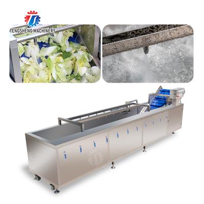 China Wasmachine Wassen Reiniging Fruit Oranje Bladeren Groenten Zwaardbonen Sojabonen Groene bonen Kikkererwten Bonen Rode bonen Mungbonen Groenten Bubbelwassen Verwerking Productie machine Te koop