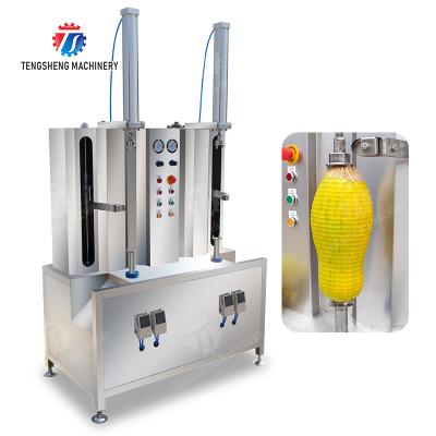 중국 멜론 및 과일 이중 헤드 단일 커터 필링 머신 파인애플 필링 파파야 치에 콰 호박 왁스 고드 타로 판매용