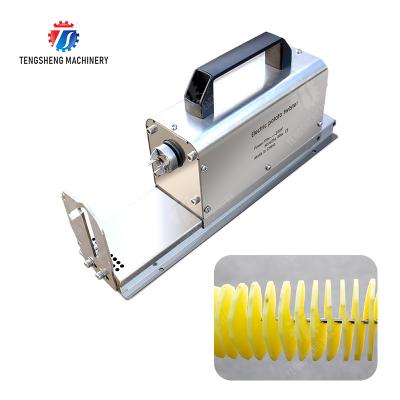 Cina Tornitore elettrico di patate Produzione di patate di trasformazione Macchine fritte Patatine in fritte Patate in fiocco in vendita