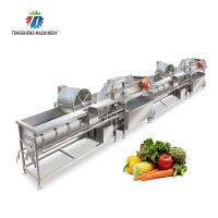 China 7kw Double Vortex Vegetable And Fruit Cleaning Machine for sale