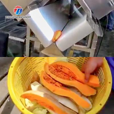 China 185KG Wood melon half machine automatic fruit and vegetable half machine stainless steel vegetable half machine for sale