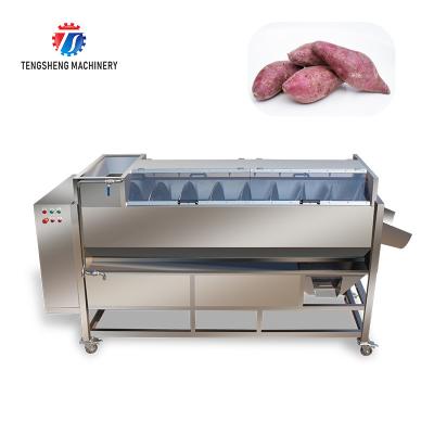 Cina 580KG aggiungono la grande sbucciatrice del taro della sbucciatrice della patata del rendimento della sbucciatrice di pulizia della frutta e del melone grande in vendita