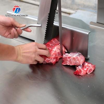 China 138KG Bone sawing machine frozen meat sawing machine high speed steak and lamb chop machine frozen fish bone sawing mach for sale