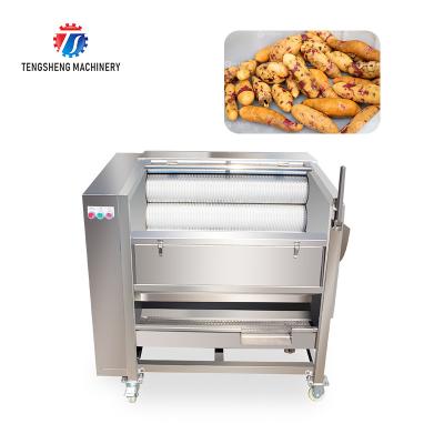 중국 큰 매체와 소형 솔 감자 크리닝 장치 스테인레스 강 판매용