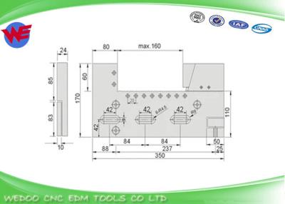 China SV280-100mm 120MM SV280-150mm Jig Holder Clamps Fixture Wire EDM CNC Steel Vise for sale