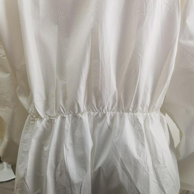 CE Type 5/6 Cat3 Durable White Wholesale Hooded Coverall