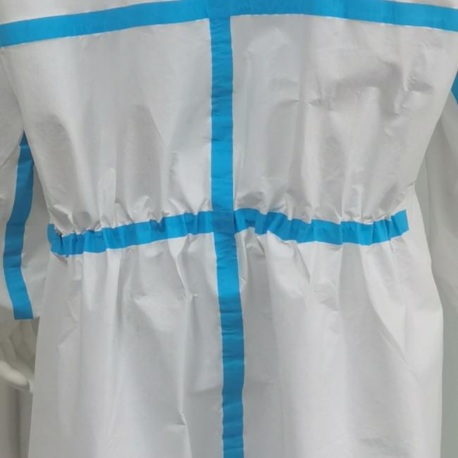 PPE Disposable Protective Coveralls Nonwoven White CE Coverall