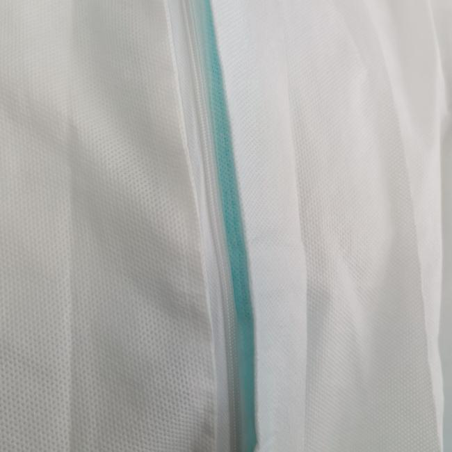 Isolation Coverall Waterproof Anti-Static SMS Nonwoven White Coveralls with Stick Strip