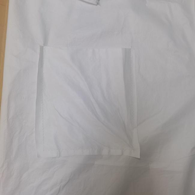 Factory OEM SMS/Microporous Nonwoven Unisex Visitor Lab Coat with Buttons