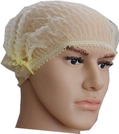 Non-Woven PP Double Elastic Disposable Strip Clip Mob Cap