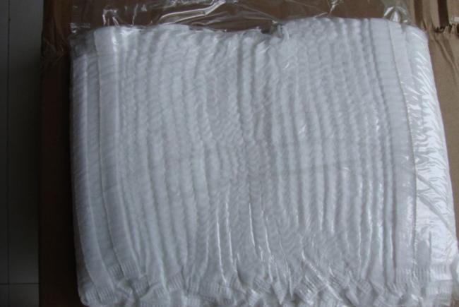 Non-Woven PP Single Elastic Disposable Strip Clip Mob Cap