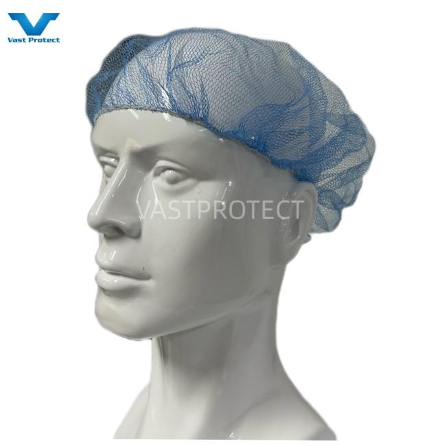 Factory Disposable PP 16GSM 18inch White Mob Cap for USA Market