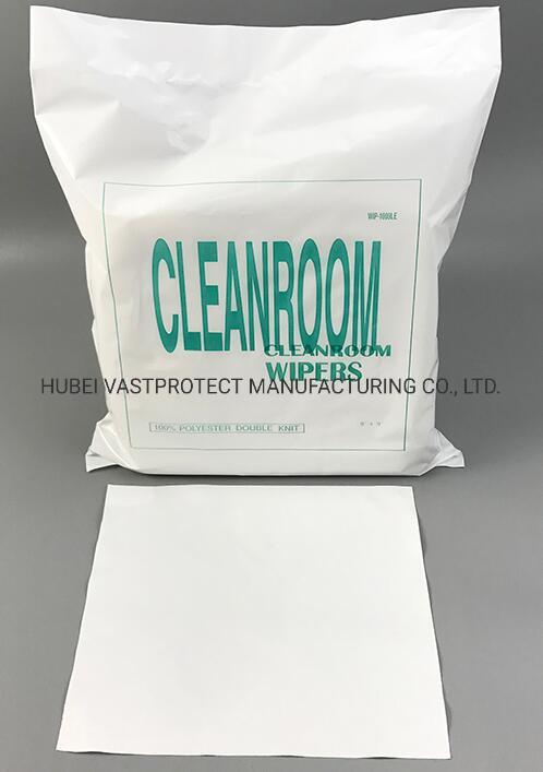 Factory Anti-Static Dust Free Water Absorption 100% Polyester Cleanroom Wipers