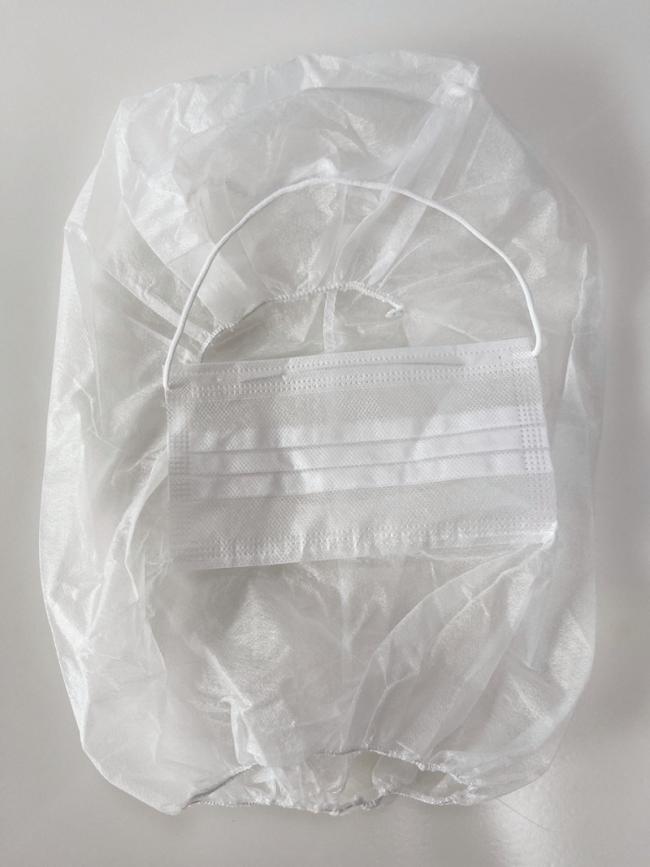 Factory Disposable Protective Polypropylene Non-Woven PP Ninja Astronaut Space Balaclava Cover Head Hood with Face Mask