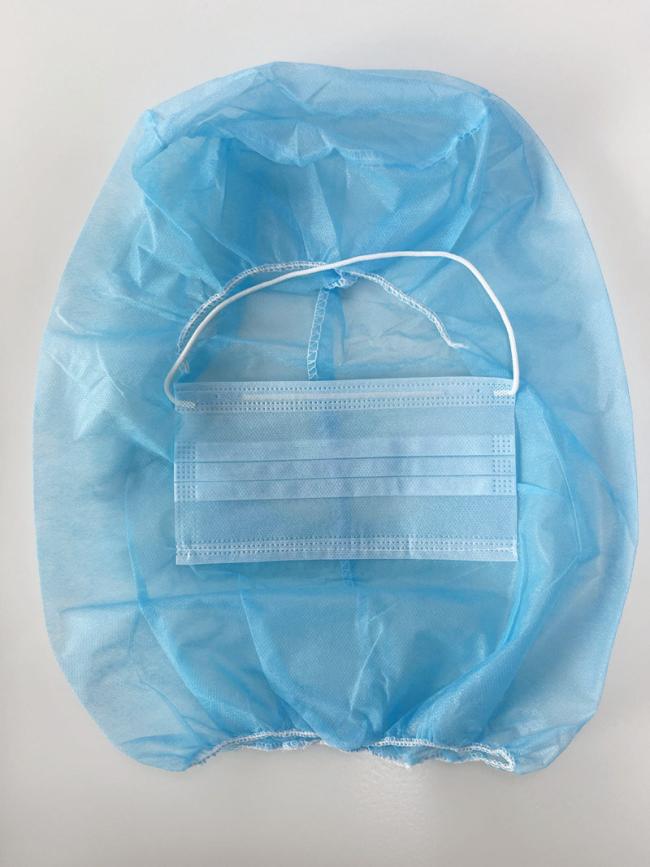 Factory Disposable Protective Polypropylene Non-Woven PP Ninja Astronaut Space Balaclava Cover Head Hood with Face Mask