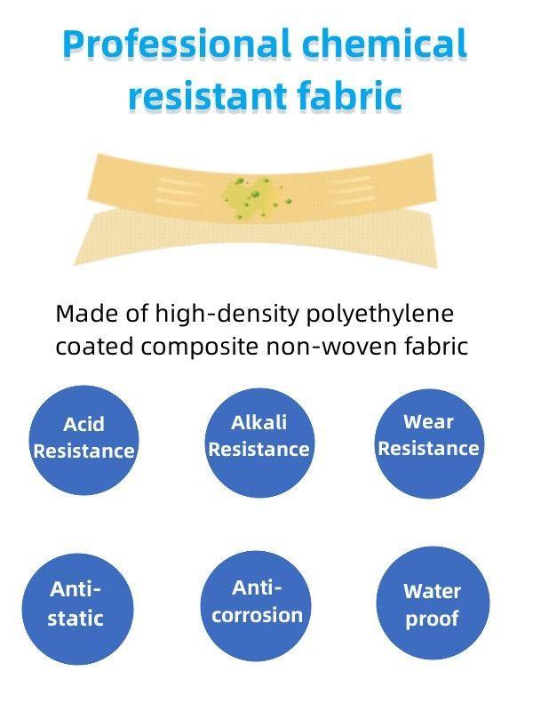 Factory CE ISO Disposable Protective Microporous PPE Type4 Coveralls