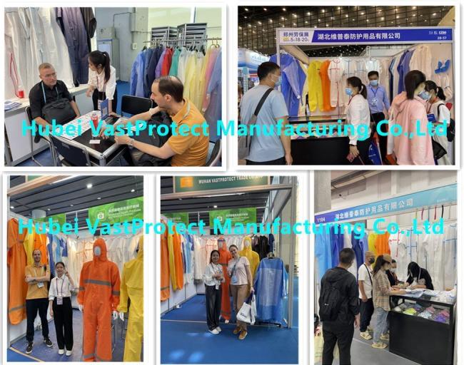 OEM CE Approved Wholesale Protective Nonwoven PP Disposable Visitor Lab Coat