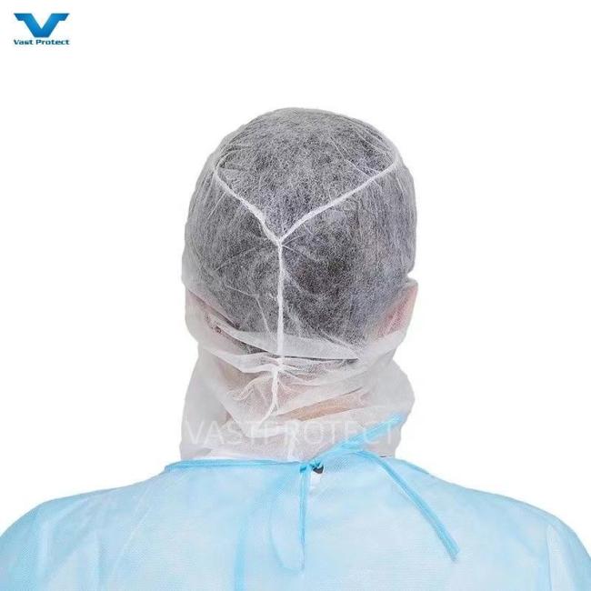 Disposable Astro Protective Operation Space Surgeon Round Non-Woven PP Cap Hood Without Face Mask