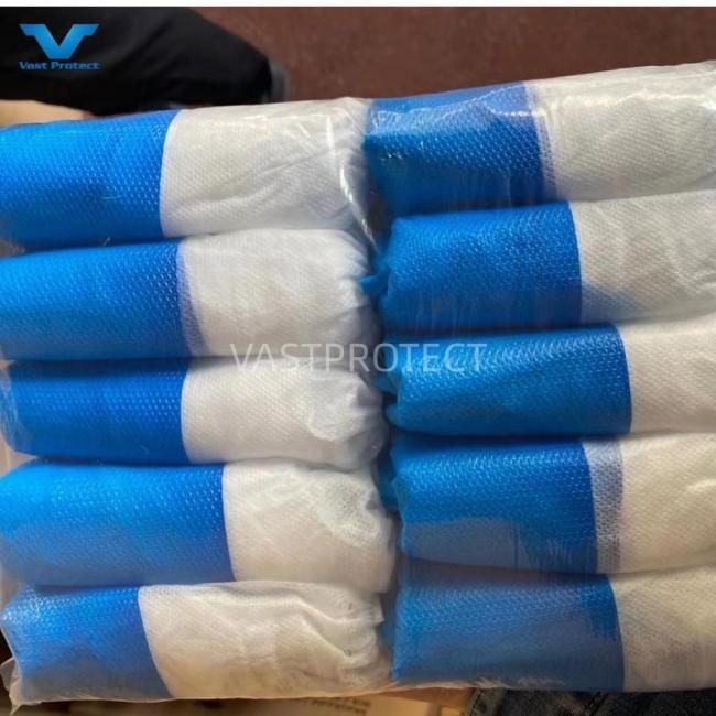 Recyclable Non-Woven PP Fabric Non Slip Disposable Shoe Covers