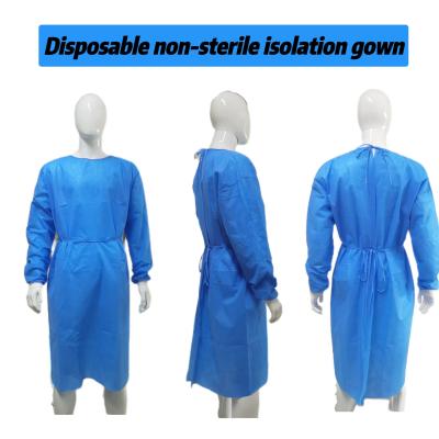 China 45 gram wegwerpsteriele chirurgische kleding CE-gecertificeerde medische isolatie kleding Te koop