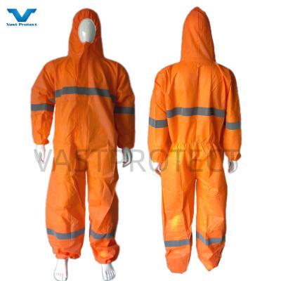 中国 S-5XL CEタイプ 5 6 反射テープと目に見えるカバー付きの使い捨てカバー 販売のため