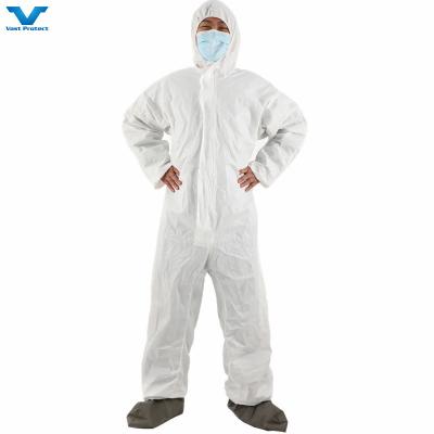 Cina CE approvato Cat 3 Tipo 4/5/6 Protective Disposable Coverall negli Stati Uniti per la massima sicurezza in vendita