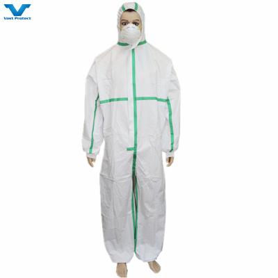 Cina CE approvato Cat 3 Tipo 4/5/6 Protective Disposable Coverall negli Stati Uniti per la massima sicurezza in vendita
