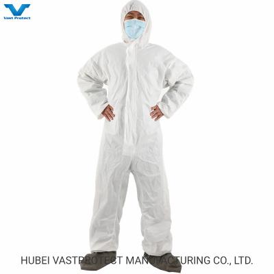 Cina Categoria 3 Tipo 56 Sicurezza protettiva Non tessuto polipropilene copertura microporousa monouso in vendita