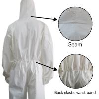 China Protective Isolation Coveralls CE Type5 6 En1149 Durable Microporous Suite Request Sample for sale