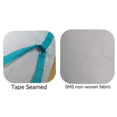 China Tipo CE5/6 Stock OEM Isolamento protetor SMS/Microporoso/PP Compatível com certificado CE à venda