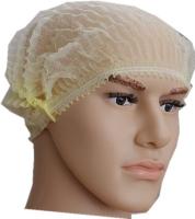 China Customized Request Offered Non Woven PP Single Elastic Disposable Strip Clip Mob Cap for sale