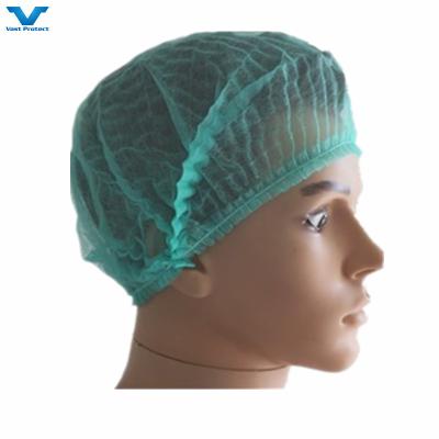 China Disposable Nonwoven Mob Strip Clip Hairnet Cap for Head Hair Cover in Beauty Salon SPA for sale
