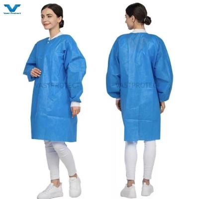 Cina Giubbotto professionale traspirante monouso Giacca da laboratorio per adulti in vendita