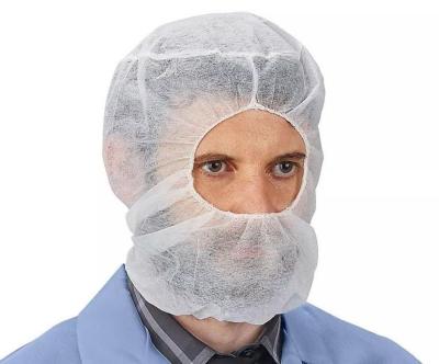 China Free Sample Polypropylene Non-Woven PP Disposable Hair Net Bouffant Caps with Elastic Edge for sale