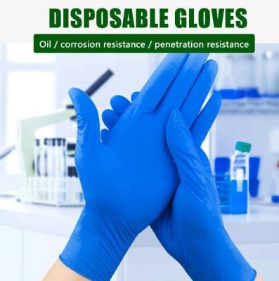 Cina Guanti nitrile polifunzionali con materiale e offerta di design in polvere in vendita
