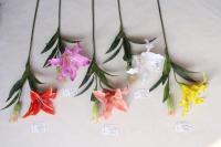China Realistic Artificial Flowers Bulk Wholesale 30cm Tall UV Resistant Faux Silk Floral Arrangements for Home Decor for sale