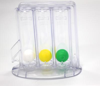 Cina Uno spirometro respiratorio Airlife, tri plastica di tre palle del respiratore di flusso in vendita