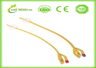 Cina Catetere rivestito di silicone 1 2 di Foley del lattice di Dover una valvola dura urinaria Fr18 di 3 modi in vendita