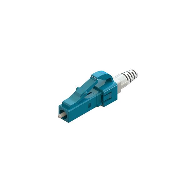 Quality LC/Upc 0.9 Single Mode Simplex Fiber Optic Connector Kit blue Right Angle for sale