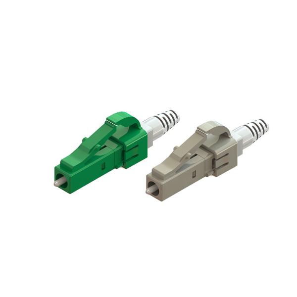 Quality Duplex LC UPC Connector 3mm Beige Multimode Fiber Connector kits with ceramic for sale