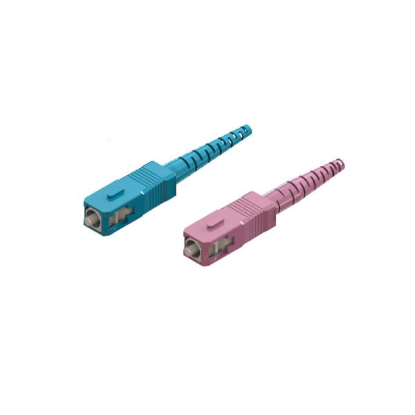 Quality Simplex Duplex SC Terminal Connector Kit Long Boot Fiber Optic Cable for sale