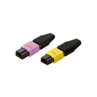 Quality Female Male MPO Fiber Optic Connector 4 - 24 Cores Optical Fiber Communication for sale