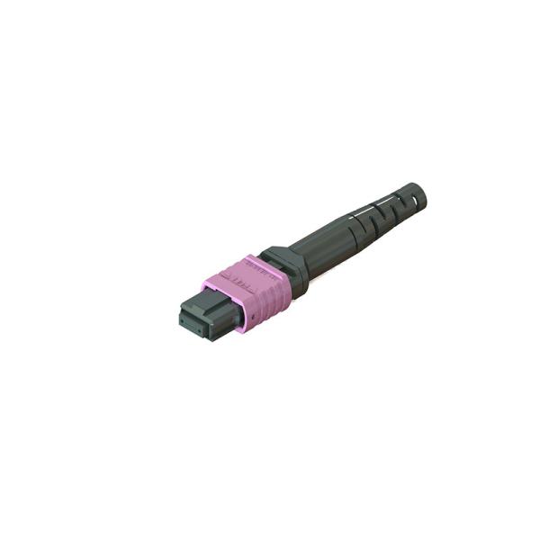 Quality MPO Fiber Connector with Different Ferrule Materials Body and Boot Colors for sale