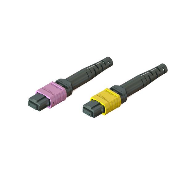 Quality Effortless MPO Fiber Connector 3.5mm 12/16/24 Cores for Data Centers and for sale