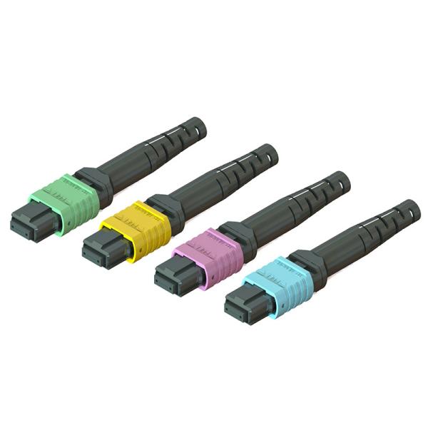 Quality Effortless MPO Fiber Connector 3.5mm 12/16/24 Cores for Data Centers and for sale
